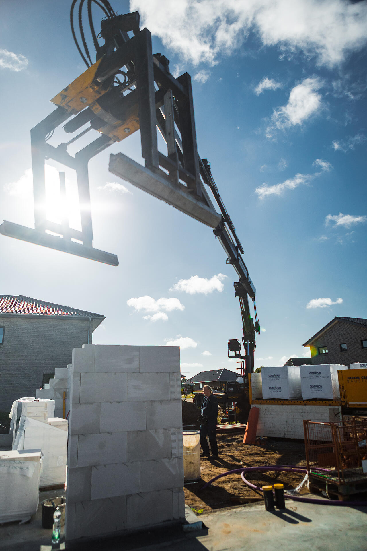 Baustellenlogistik von JACOB CEMENT
